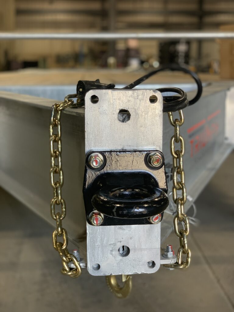 12 TON 20+5 FT GALVANIZED PINTLE HITCH TAG ALONG WITH MEGA RAMP ...