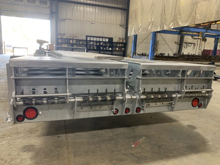 12 TON 20+5 FT GALVANIZED PINTLE HITCH TAG ALONG WITH MEGA RAMP ...